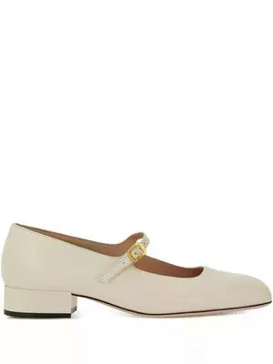 Bally 30mm Buckle-strap Leather Pumps - Neutrals