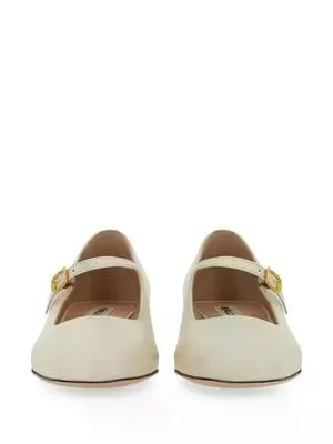 Bally 30mm Buckle-strap Leather Pumps - Neutrals