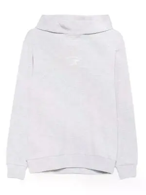 Eleventy Slogan-print Hoodie - Grey