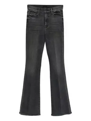 MOTHER The Weekender Flare Jeans - Grey