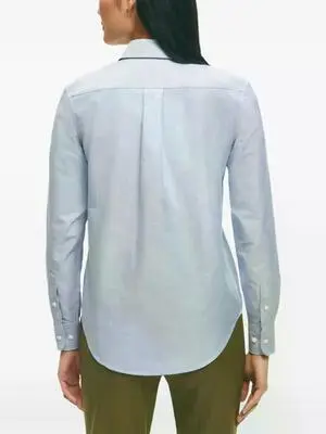 Brooks Brothers Embroidered Logo Oxford Shirt