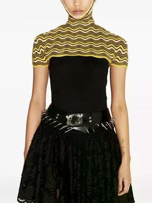 ISA BOULDER Knit Wave Top