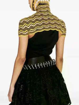 ISA BOULDER Knit Wave Top