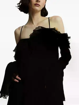 CELESTE Ruffled Off-shoulder Mini Dress