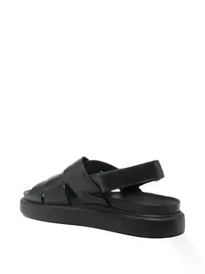 Clarks Aristella Crossover Slingback Sandals - Black