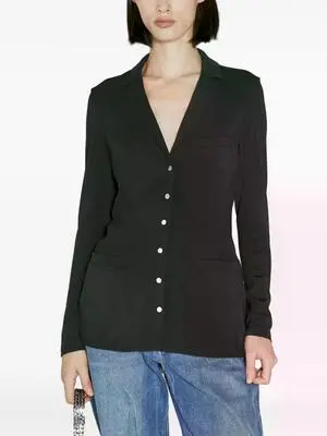 Rabanne V-neck Shirt With Press-stud Fastening