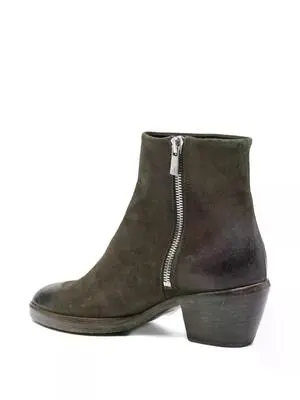 THE LAST CONSPIRACY Zip-detail Suede Boots
