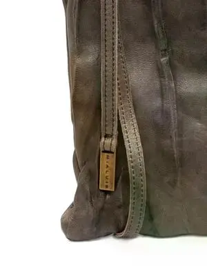 MIALUIS Leather Shoulder Bag