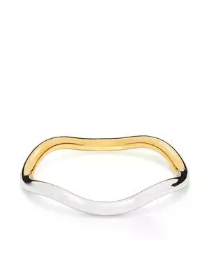 Charlotte Chesnais Wave Two-tone Bracelet - Silver