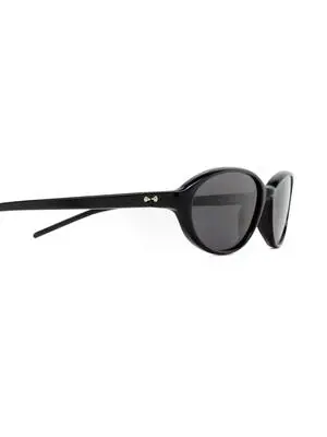 Chimi Oval-frame Sunglasses - Black