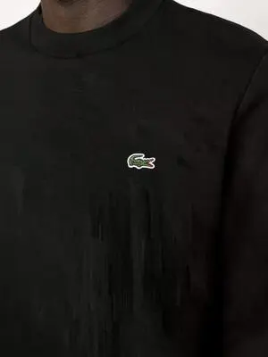 Lacoste Logo-appliqué Sweatshirt - Black