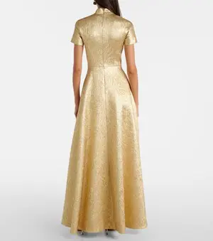 EMILIA WICKSTEAD Malinda Metallic Cloqué Gown