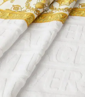 Versace Allover Cotton Terry Beach Towel