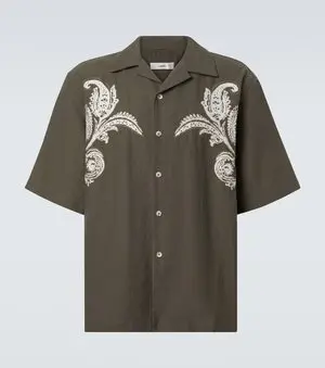 Commas Embroidered Shirt - Grey