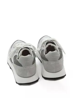 PARACIA Mesh Panel Lace-up Fastening Sneakers - Grey