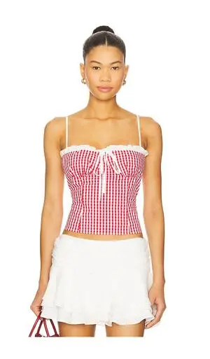 MORE TO COME Beckie Top - Red