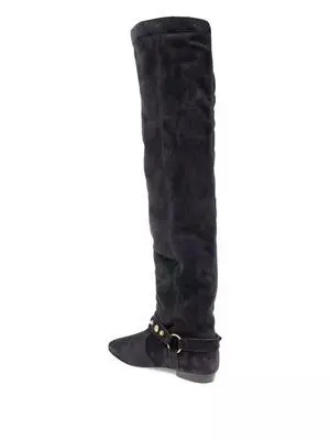 Isabel Marant Étoile Suede Knee-high Boots - Blue