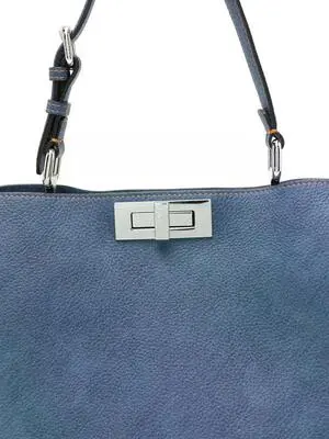 Fendi Medium Peekaboo Soft Top-handle Bag - Blue