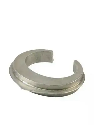 PARTS OF FOUR Crescent Folded Cuff Bracelet - Silver