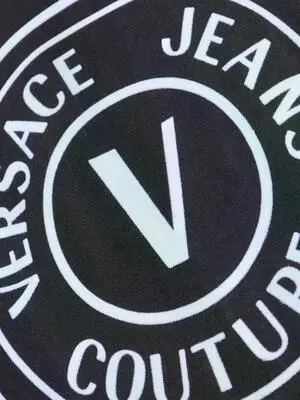 Versace Circular Logo T-shirt - Black