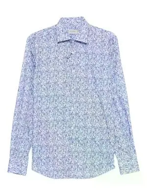 Paul & Shark Floral-print Shirt - Blue