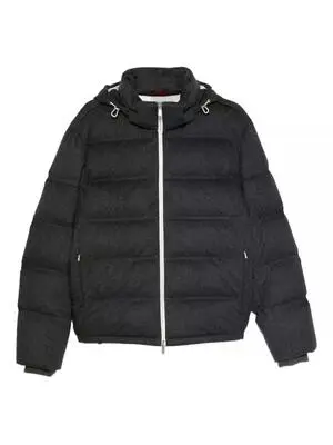 Brunello Cucinelli Quilted Hooded Jacket