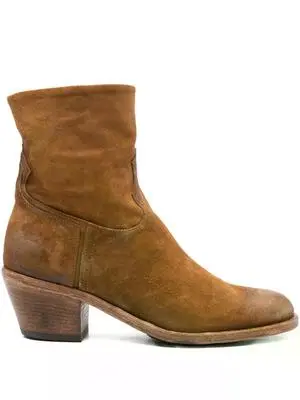 KING TARTUFOLI 60mm Metallic-toe Zip-up Boots