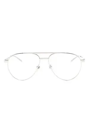 Gucci Pilot-frame Glasses - Silver
