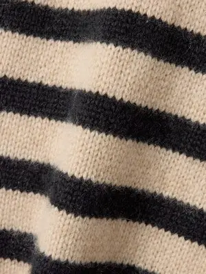 NILI LOTAN Raelynn Striped Cashmere Sweater