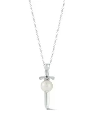 Mateo Sword Pearl Necklace