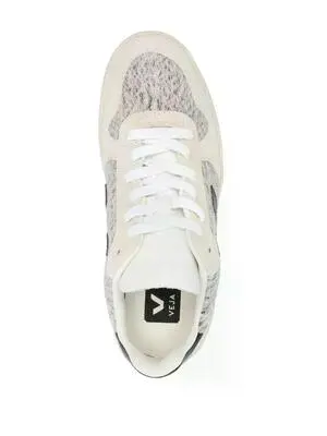 VEJA V-10 Woven Lace-up Sneakers