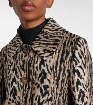 Rixo Leila Leopard-print Jacket - Multicoloured