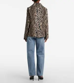 Rixo Leila Leopard-print Jacket - Multicoloured