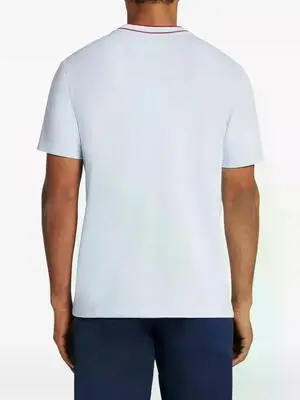 Lacoste Stripe-collar Cotton Piqué T-shirt