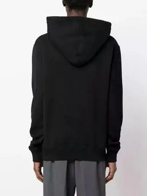 LANVIN Logo-embroidered Cotton Hoodie
