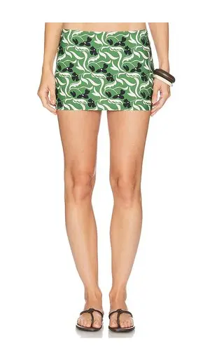MONTCE Micro Skirt In Printed Jersey