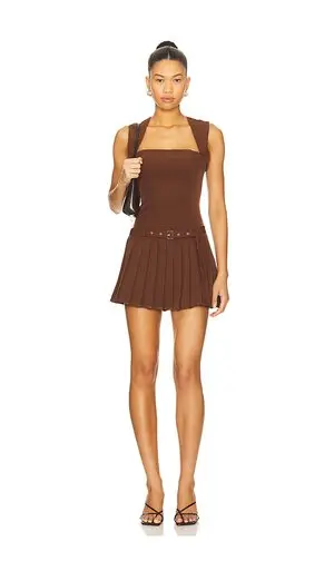 Superdown Giulia Mini Dress - Brown