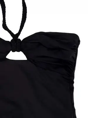 Johanna Ortiz Braided-strap Halterneck Swimsuit