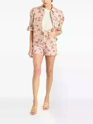 Cinq À Sept Dorothea Floral-print Shorts