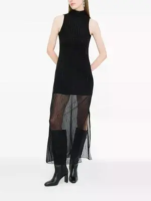 Liu Jo Embellished Halterneck Maxi Dress - Black