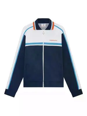 Casablanca Panelled Zip-up Jacket - Blue