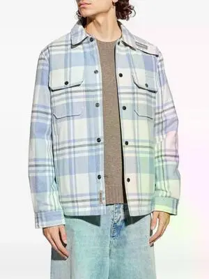 Woolrich Checked Overshirt - Blue