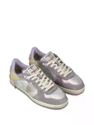 Philippe Model Pgal Low Top Sneakers - Silver
