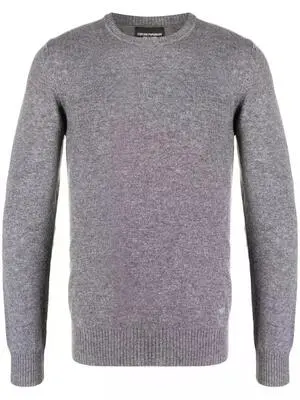 Emporio Armani Fine-knit Cashmere Jumper - Grey