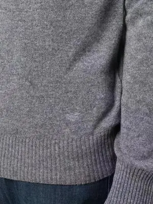 Emporio Armani Fine-knit Cashmere Jumper - Grey