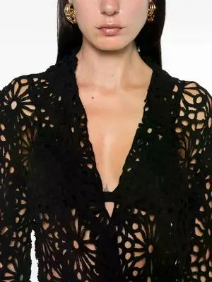 Norma Kamali Floral-motif Single-breasted Jacket