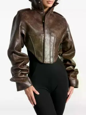 Maniere De Voir Leather Jackets For Women