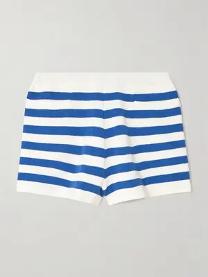 Posse Ari Striped Knitted Shorts