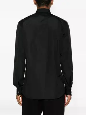 Moschino Logo-embroidered Cotton Shirt