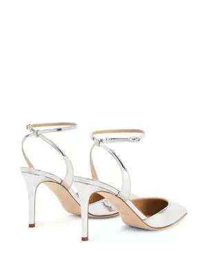 GIUSEPPE ZANOTTI Shayoran Metallic Effect Pointed Toe Pumps